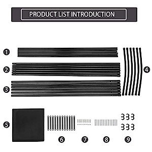 ACTREY Outdoor/Indoor Room Divider (3-Panel), Folding Partition Privacy Screen for Office, School,Studio, Conference,Classroom, Dorm Room, Kids Room-102 W X 16" D x 72" H (Black)