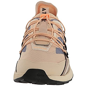 adidas Women's Terrex Voyager 21 Sneaker, Sand Strata/Silver Violet/Acid Orange, 8