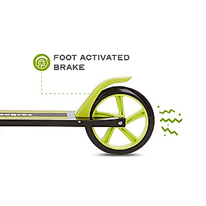 Voyager Big Wheel 2 Wheeled Kick Scooter Folding Scooter for Kids Large 200 MM Wheels, Easy & Portable Fold-N-Carry Design, Ultra-Lightweight, Comfortable & Safe, Durable & Easy to Ride