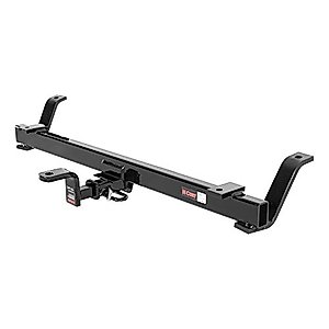 CURT 110413 Class 1 Trailer Hitch with Ball Mount, 1-1/4-In Receiver, Fits Select Ford Mustang