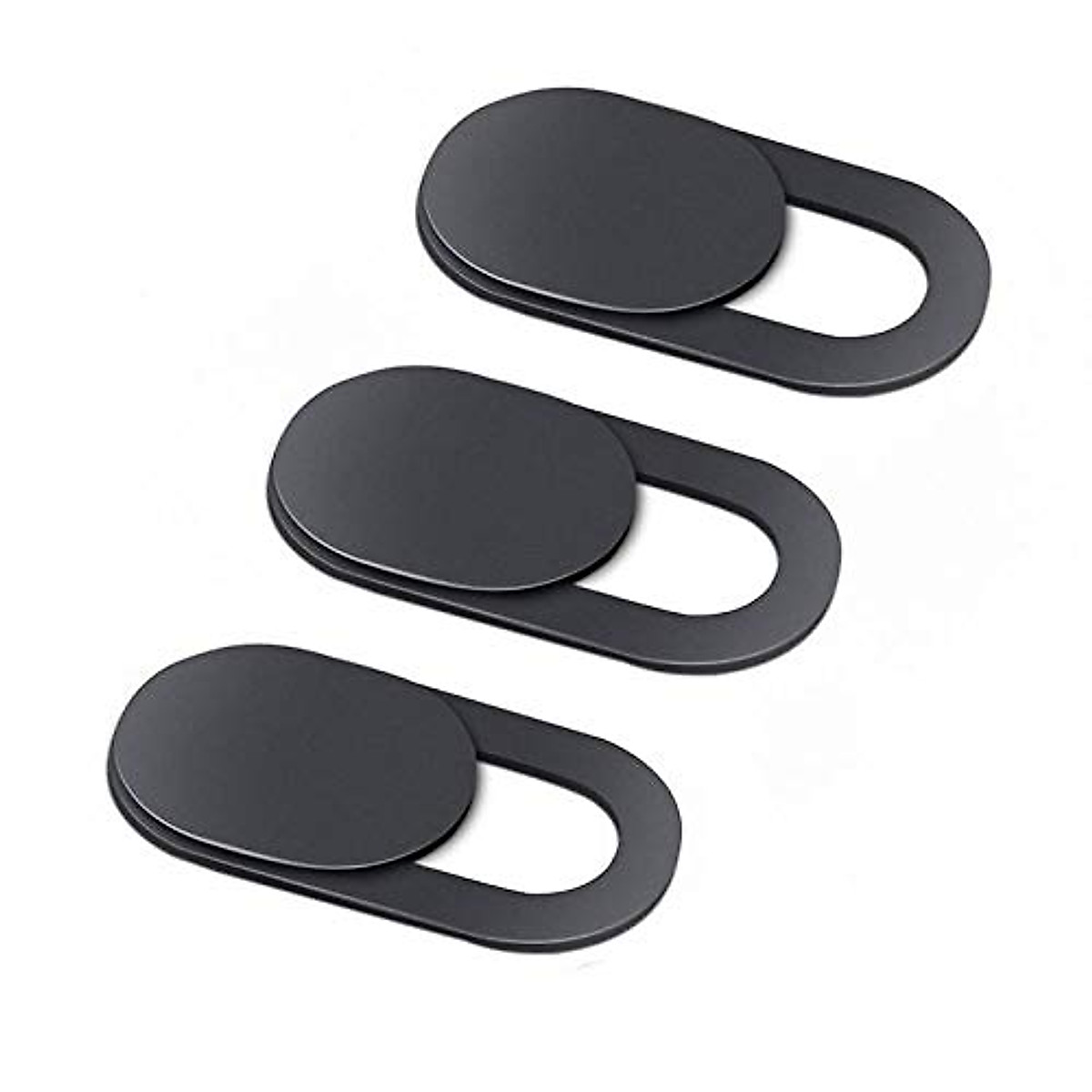 Webcam Camera Cover Privacy Security Black Compatible with LG V50 ThinQ 5G - LG X Charge - LG X Power - LG X Venture - Motorola Droid Turbo 2 - Motorola Moto E4