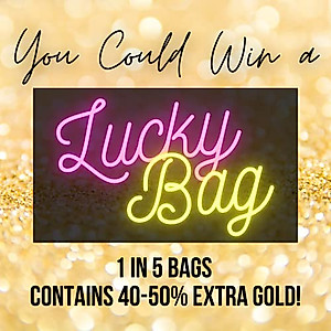 Sluiceboy Prospecting Gold Paydirt 2.5 POUNDS Unsearched Pay Dirt | Guaranteed Gold +Free Glass Vial - Raw Gold The Picker Bag