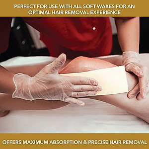 ForPro Professional Collection Natural Muslin Epilating Roll, Tear-Resistant, for Hair Removal, 3.25” W x 40 Yds