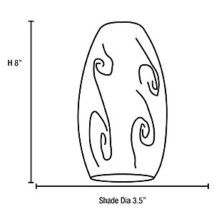 Merlot Glass Pendant - Cord - Brushed Steel Finish - Red Sky Glass Shade