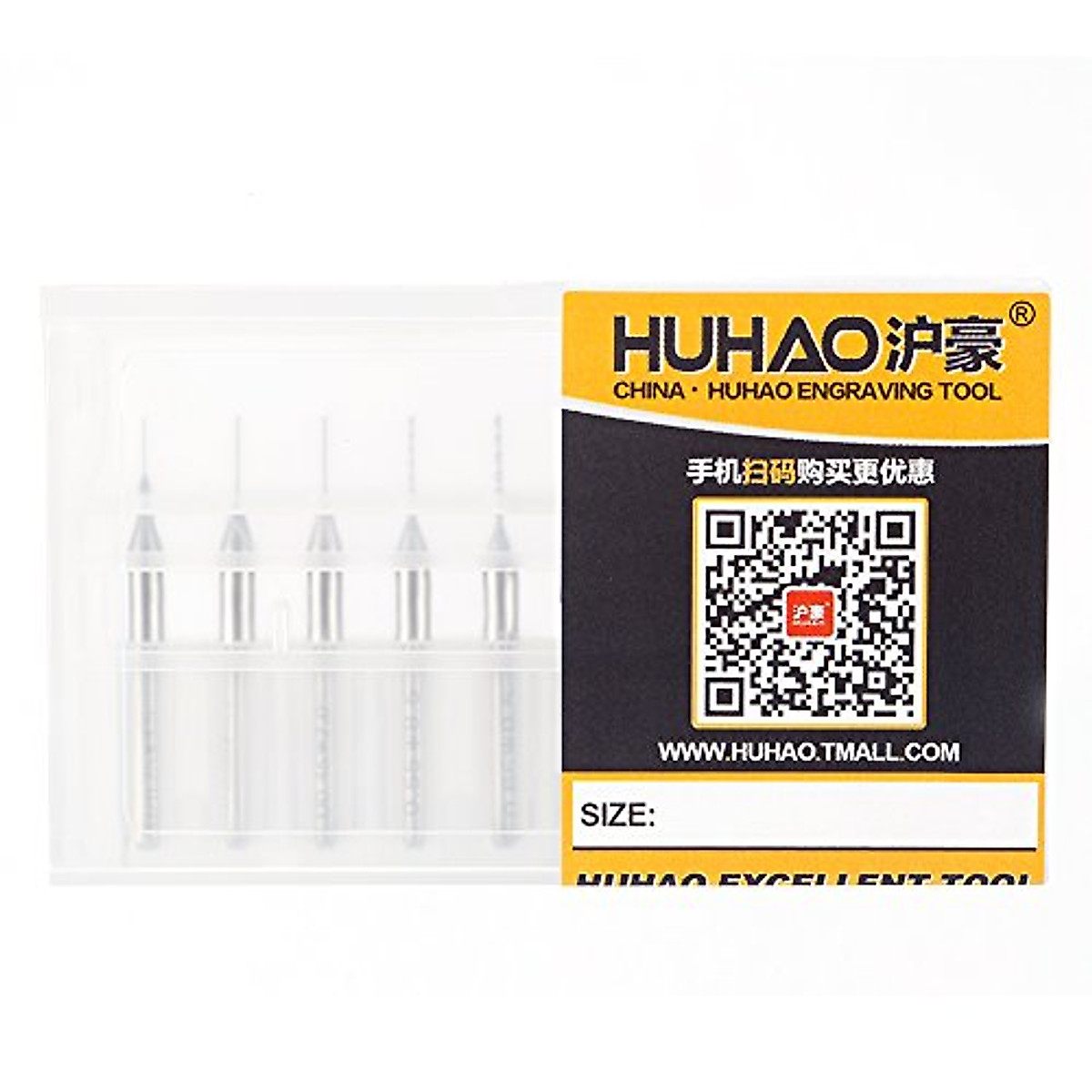 HUHAO 10PCS PCB Drill Bits Sets Spiral Flute Carbide 0.25mm to 1.15mm Carbide PCB Mini Drill Bit CNC Engraving Tool Tungsten Steel for Print Circuit Board Jewelry (2680)