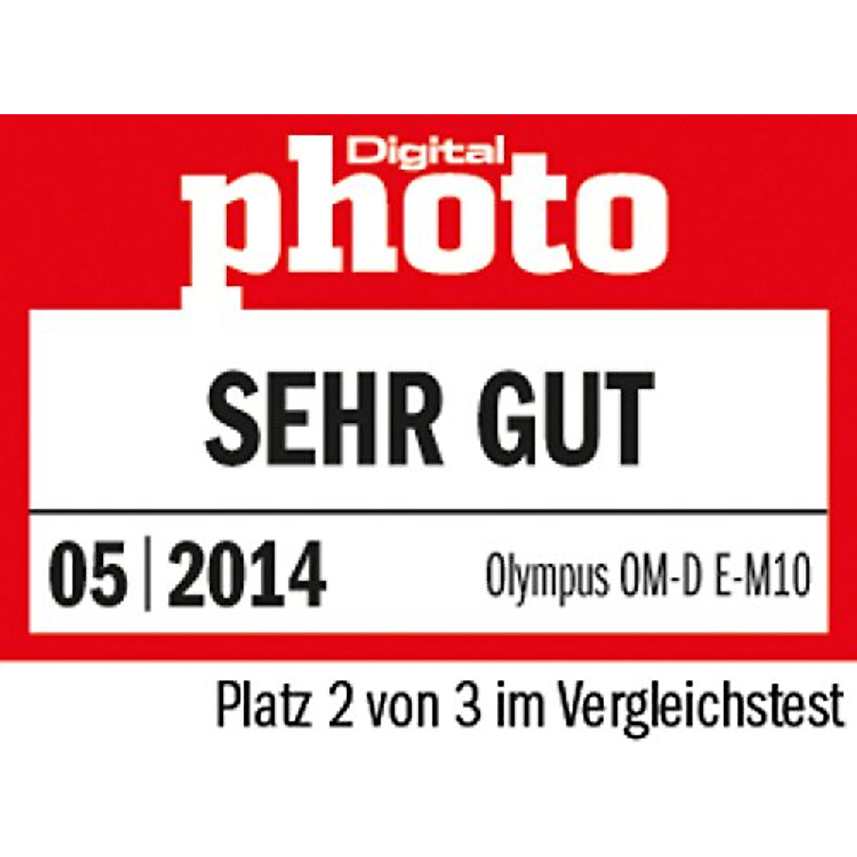 Olympus OM-D E-M5 16MP Live MOS Interchangeable Lens Camera with 3.0-Inch Tilting OLED Touchscreen [Body Only] (Black) - International Version (No Warranty)