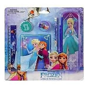 Disney Frozen 6 Pcs Pencil Case Set