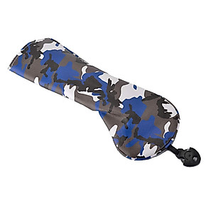 GOOACTION Camo Golf Club 3 5 Fairway Wood Headcover Synthetic Leather Camouflage Print Blue Creative Headcover Protector