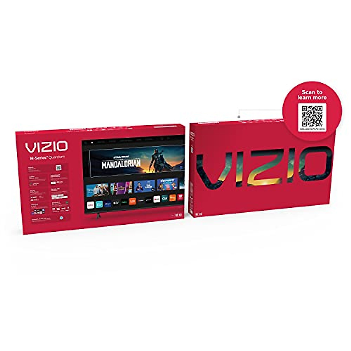 VIZIO 55-Inch M-Series 4K QLED HDR Smart TV with Voice Remote, Dolby Vision, HDR10+, Alexa Compatibility, VRR with AMD FreeSync, M55Q6-J01, 2022 Model