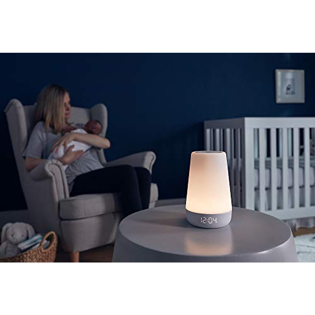 Hatch Rest+ 1st Gen Baby Sound Machine, Night Light, Time-to-Rise Plus Audio Monitor, White Noise Soother, Toddler Sleep Trainer, Kids Alarm Clock, Nightlight