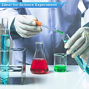 ACXFOND 60Pcs Clear Plastic Test Tubes with Caps 45ml Clear Candy Tubes Plastic Tubes for Bath Salts, Candy, Beads Storage, Science Lab, Party