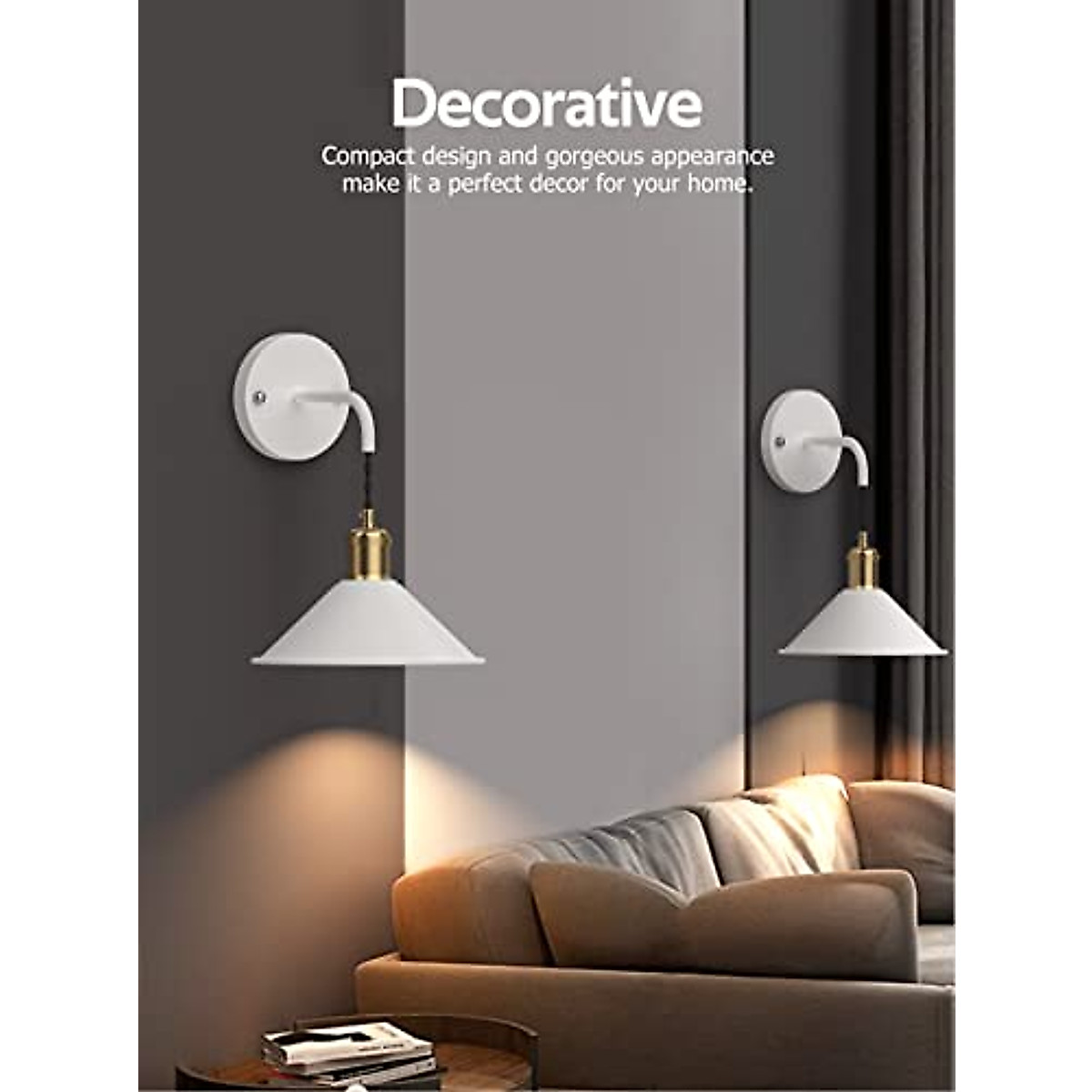 Battery Operated Wall Sconce, Wireless Wall Lights Set of 2, 13 RGB Colors Dimmable Battery Powered Wall Lamp with Remote, Memory Function, Timer for Bedroom, Living Room