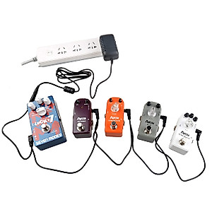 AZOR Pedal Power Adapter with Pure Boost Guitar Effect Pedal Micro Clean Boost with True Bypass