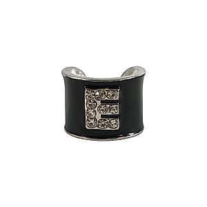 Charmed Crystal Stethoscope Charm, Bing Monogram - E