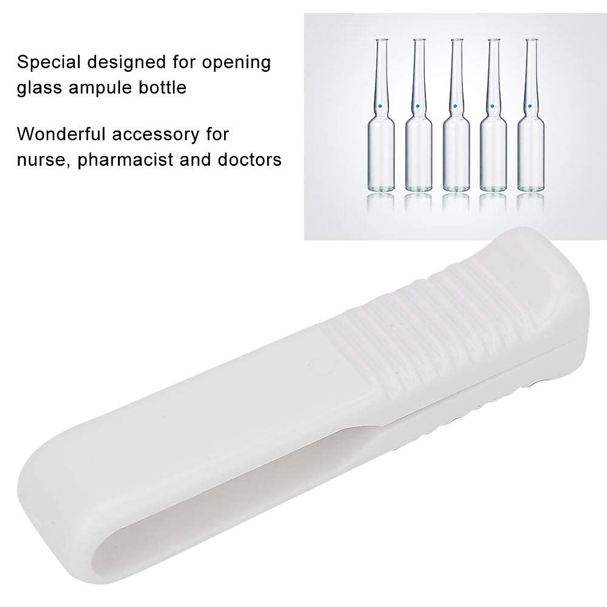 Ampule Bottle Opener, Ampule Breakers with Groove Design, Non-slip Ampule Cutting Device, Easy To Operate For Nurse Doctor Opening Glass Ampule Bottle