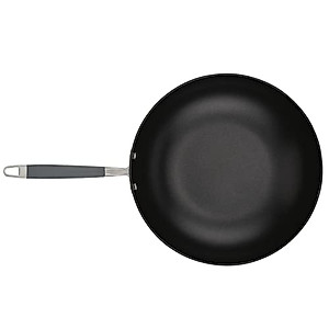Anolon Advanced Home Hard-Anodized Nonstick Open Stock Cookware- Woks (12-Inch Open Wok, Moonstone)