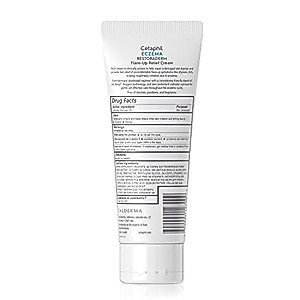 CETAPHIL ECZEMA RESTORADERM FLARE-UP RELIEF CREAM, For Eczema Prone Skin, 8 oz, Barrier Repair, 48 Hour Hydration, 2% Skin Protectant Colloidal Oatmeal, Steroid Free