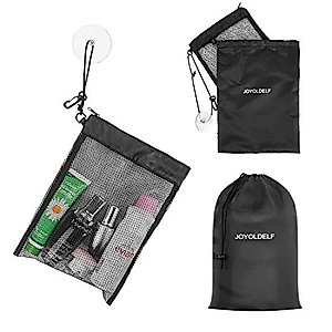 LEEFE Shower Bag Tote, Mesh Shower Caddy Portable Organizer