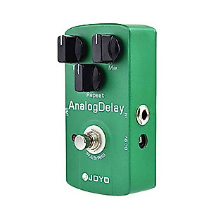 JOYO Digitial Delay Effect Pedal Mild and Mellow Circuit Delay for Electric Guitar Effect - True Bypass ("Analog" Delay JF-33)