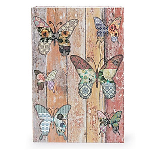 Diversion Book Safe Storage Box (Size 9.5"×6.2"×2.2") With Security Combination Lock, Dictionary Secret Hidden Safe (Butterfly - Combination Lock)