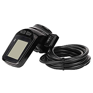 Motor Brushless Controller, 48V 350W Motor Controller Waterproof LCD Display Thumb Throttle Panel Electric Bicycle Scooter Brushless Controller Kit