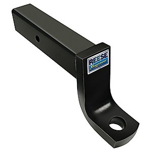 Reese 7028200 Class V Heavy Duty Ball Mount ,13,000 lbs. Capacity, Fits 2-1/2 inches Receiver, 5 inch Drop, Black