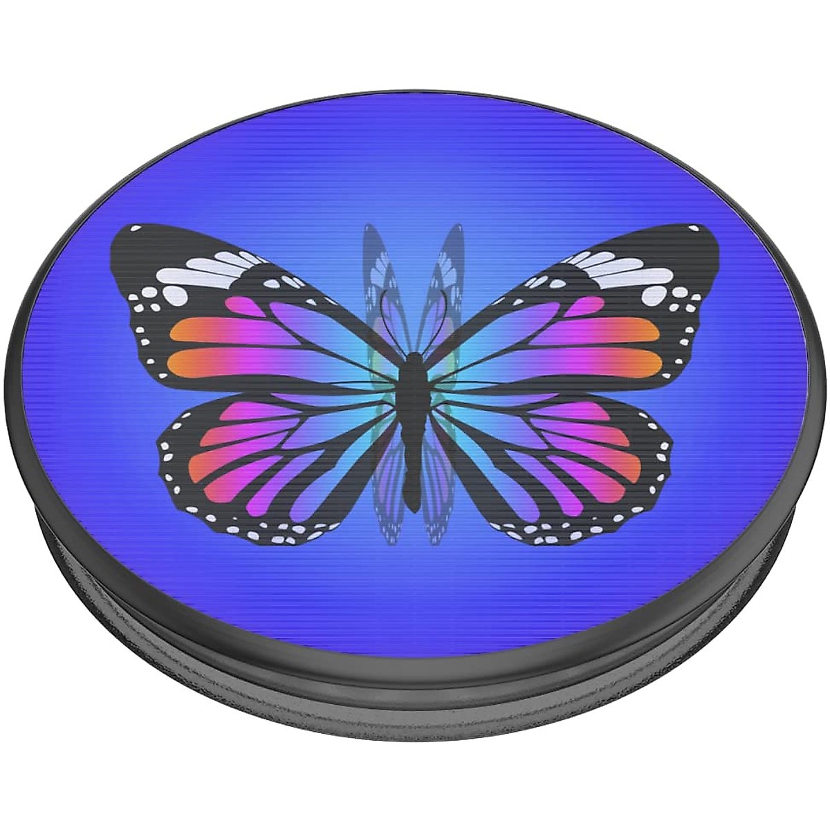 PopSockets PopTop (Top only. Base Sold Separately) Swappable Top for PopSockets Phone Grip Base, Playful PopTop - Lenticular Flutterfly