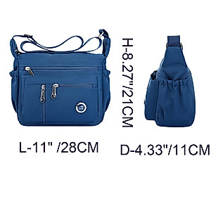 Fabuxry Purses and Shoulder Handbags for Women Crossbody Bag Messenger Bags (Purple)