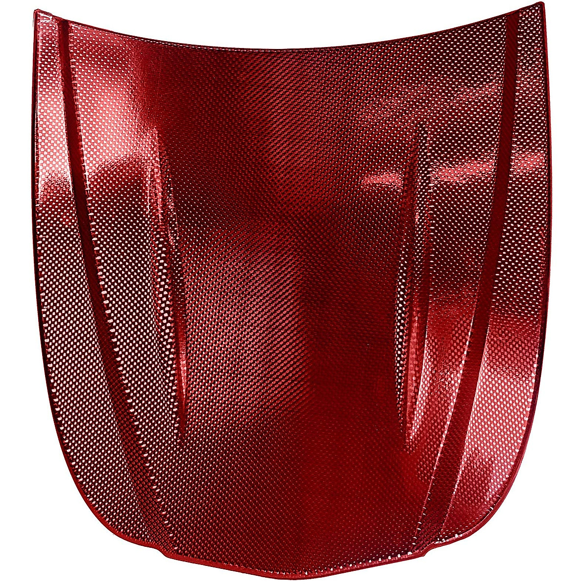 VViViD+ Holographic Weave High-Gloss Vinyl Car Wrap (1ft x 5ft, Red)