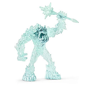 Schleich Eldrador Creatures, Mythical Creatures Toys for Kids, Battle for the Super Weapon Set with Ice Monster and Lava Monster Action Figures, 4 Pieces