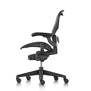Herman Miller Aeron Chair, B, Graphite -