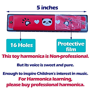 Harmonica for Kids Birthday Party Favor, 24Pcs Kids Harmonica Toy Gift, 16 Holes Toddler Harmonicas, Party Favors for Kids Goodie Bags