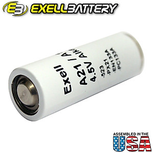 Exell Battery A21PX Battery NEDA ANSI 1306M Eveready E133 Varta 523BP