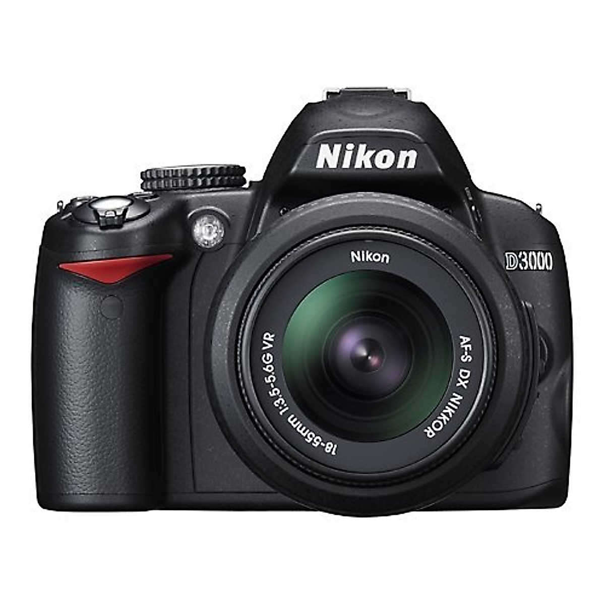 Nikon D3000 10.2MP Digital SLR Camera with 18-55mm f/3.5-5.6G AF-S DX VR Nikkor Zoom Lens (Renewed)