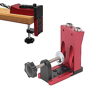 Pocket Hole Jig Kit Woodwork Guides Joint Angle Tool Carpentry Locator Fit 3/8inch Plug