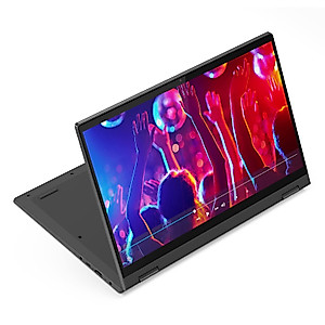 2022 LENOVO IdeaPad Flex 5i 14" Touchscreen 2-in-1 Laptop 11th Dual-Core Intel i3-1135G4 4GB DDR4 128GB NVMe SSD UHD Graphics HDMI USB-C Fingerprint WiFi-5 Windows 11 , Gray w/32GB USB Drive
