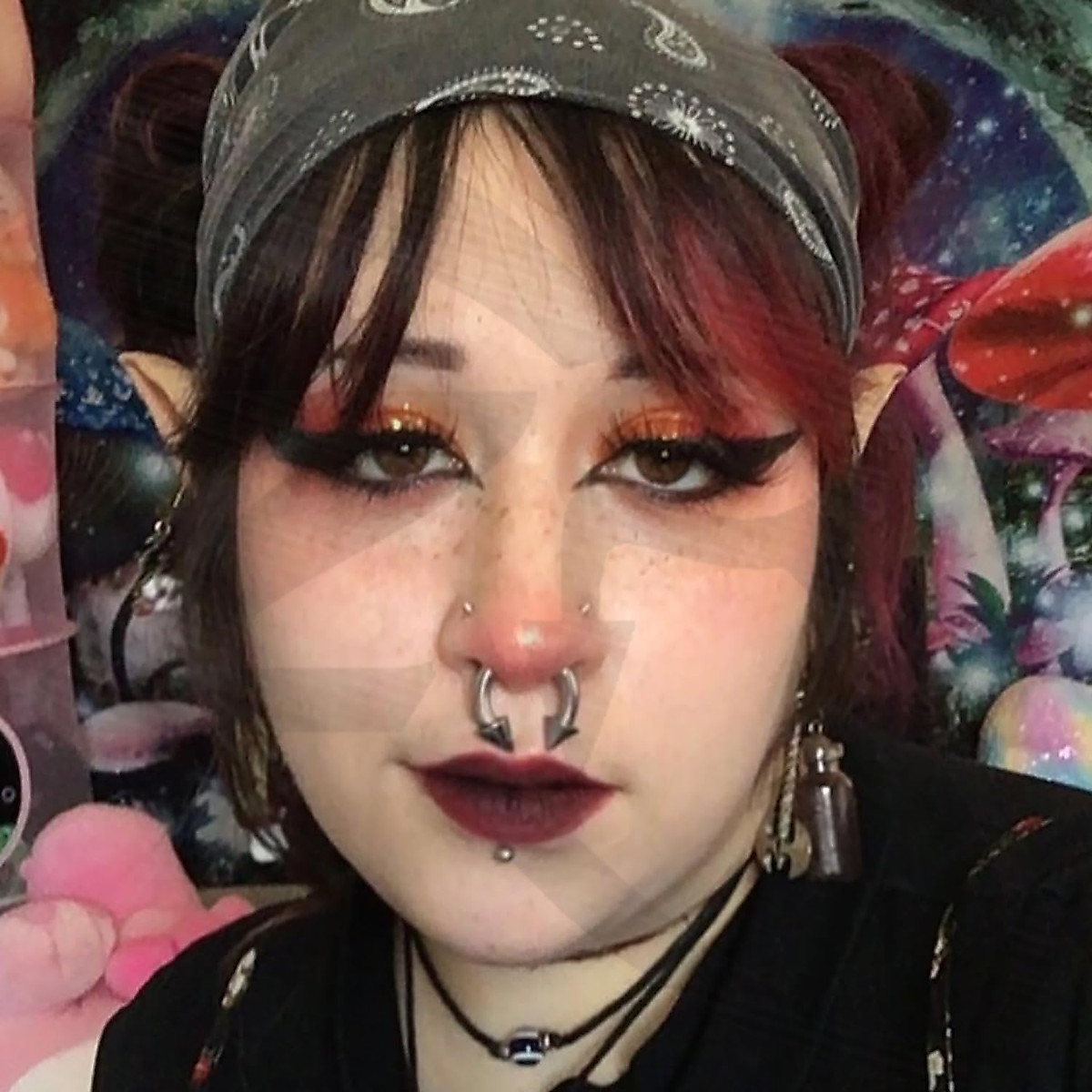 ZS Surgical Steel Spiked Horseshoe Circular Barbell, 00G 0G 2G 4G 6G 8G 12G 16G PA Rings, CBR Nose Septum Nipple Tragus Lip Ear Body Piercing Jewelry (Sliver,6G,16mm)