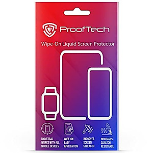 Phone Scratch Remover and Cracked Repair Liquid by ProofTech Liquid Glass Screen Protector | Covers up to 6 Devices | for All Smartphones Tablets and Watches