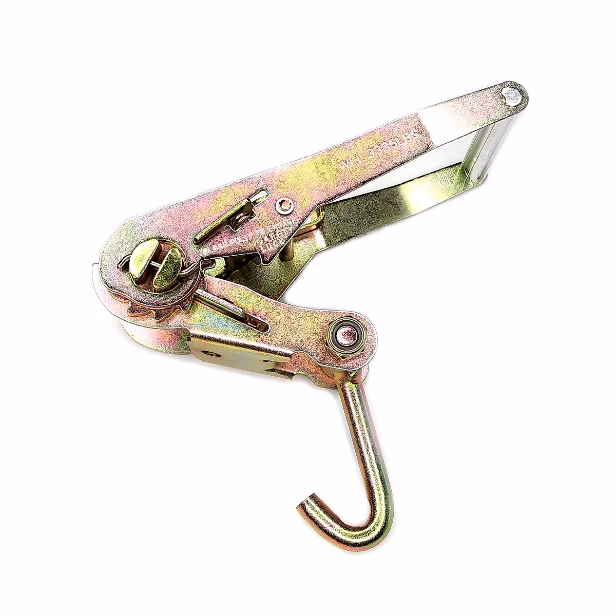 GRIPON (Pack of 2) 2-inch Ratchet with Finger J Hook Tie Down