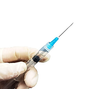 Arrebol 3ml/cc Lab Consumables with Luer Lock 23G1inch Individually Wrapped (25Pack)