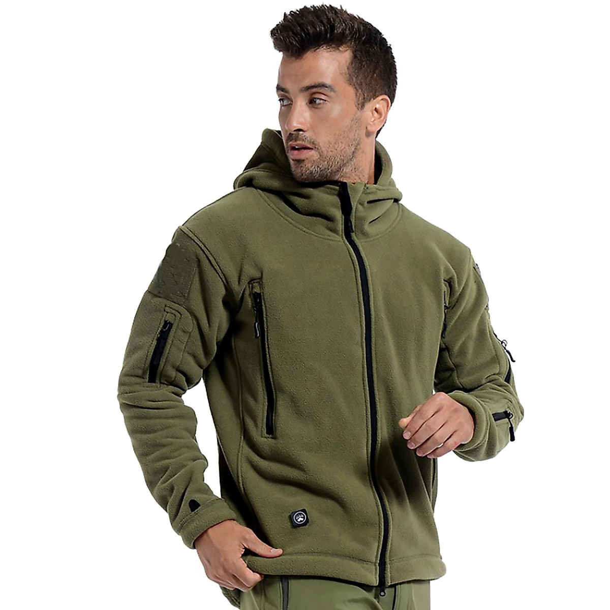 ReFire Gear Men's Warm Military Tactical Sport Fleece Hoodie Jacket
