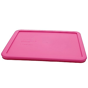 Pyrex 7212-PC Pink Plastic Food Storage Replacement Lids - 6-Pack