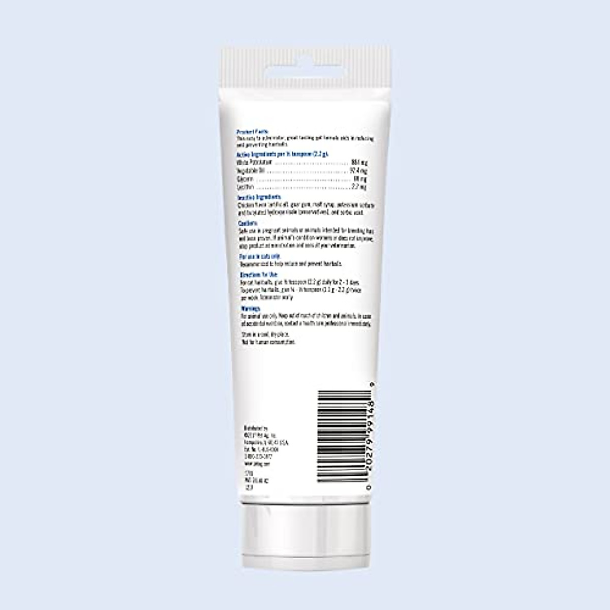 PetAg Hairball Solution Gel Supplement for Cats - Hairball Remedy for Cats - 3.5 oz - 2 Pack