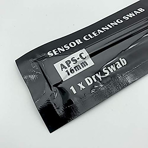 AAWipes Sensor Cleaning Swabs for APS-C Sensors of DDR DSLR or SLR Camera (20 Pack of 16 mm Sensor Cleaning Swabs)
