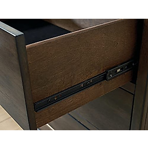 Signature Design by Ashley Wittland Mid-Century Modern 6 Drawer Dresser, Dark Brown