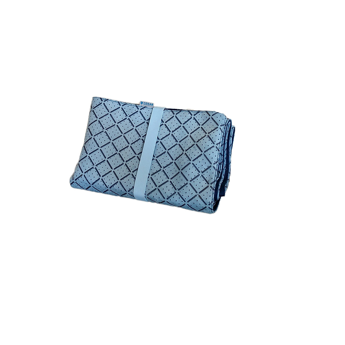 CGEAR Outdoor Travel Yoga Mat | Machine Washable Non-Slip Foldable & Portable Compact Workout Mat | Place on Yoga Mat | Exercise Mats - Folding Lightweight Yoga Mat for Women w strap 72" x 25"