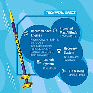Estes 2092 Mongoose Flying Model Rocket Kit,Brown/A
