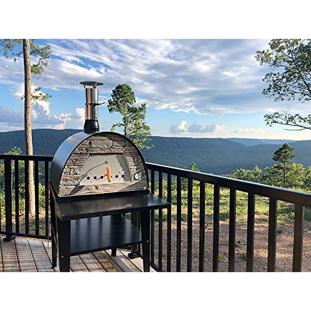 Authentic Pizza Ovens - Maximus Black Wood Fire Oven