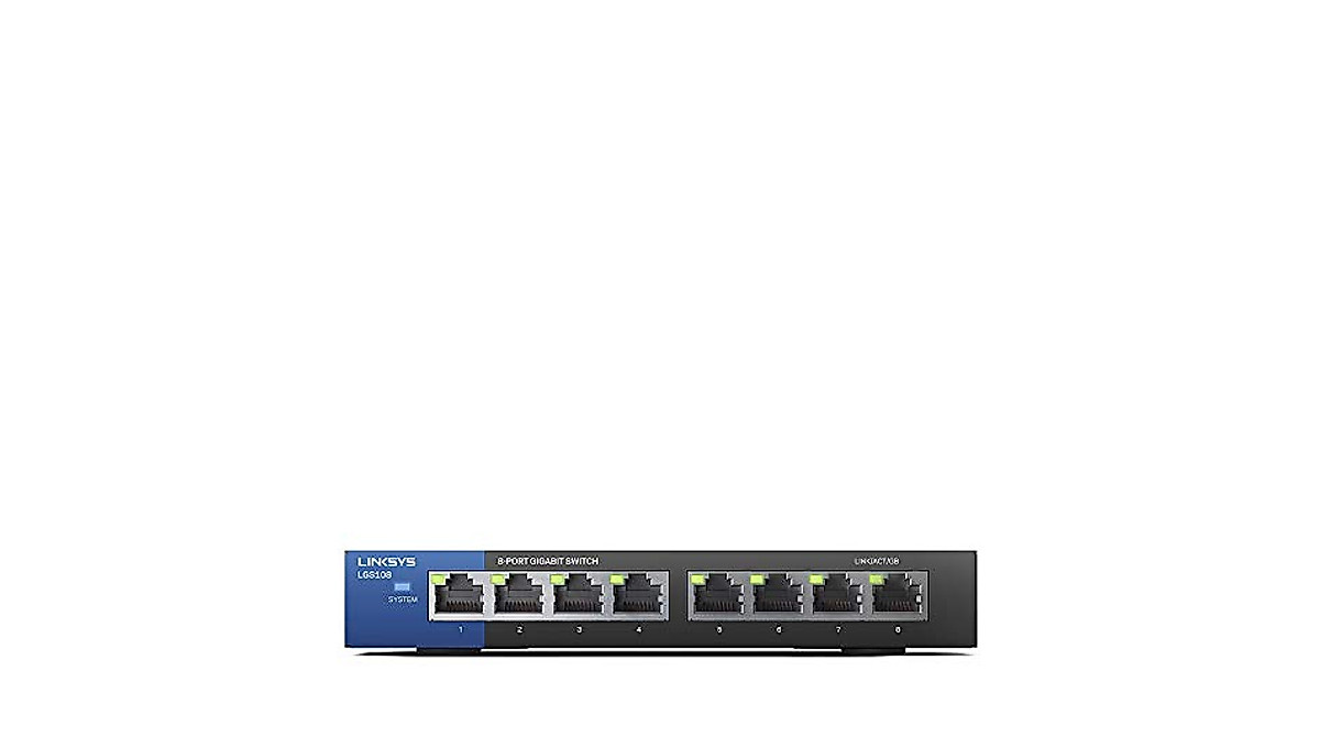 Linksys 8 Port Gigabit Switch - High-Speed Networking