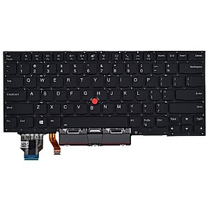 Replacement Keyboard for Lenovo ThinkPad X1 Carbon Gen 7th 2019, ThinkPad X1 Carbon Gen 8th 2020 Laptop, ThinkPad X1 Yoga Gen 4 2019 & X1 Yoga Gen 5 2020 with Backlit US Layout